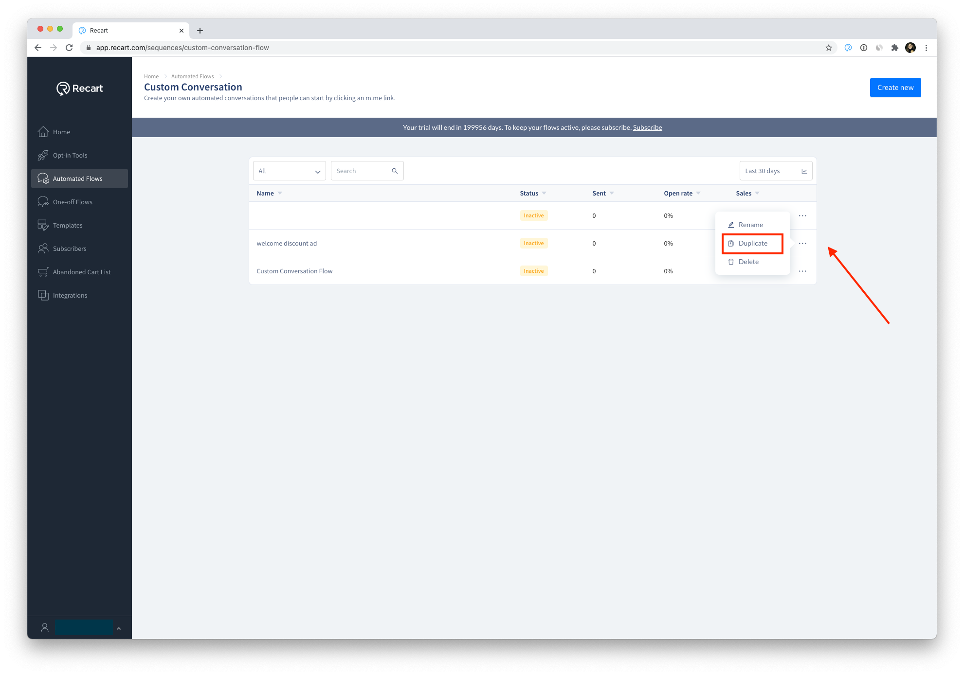 How To Duplicate A Messenger Sequence Flow